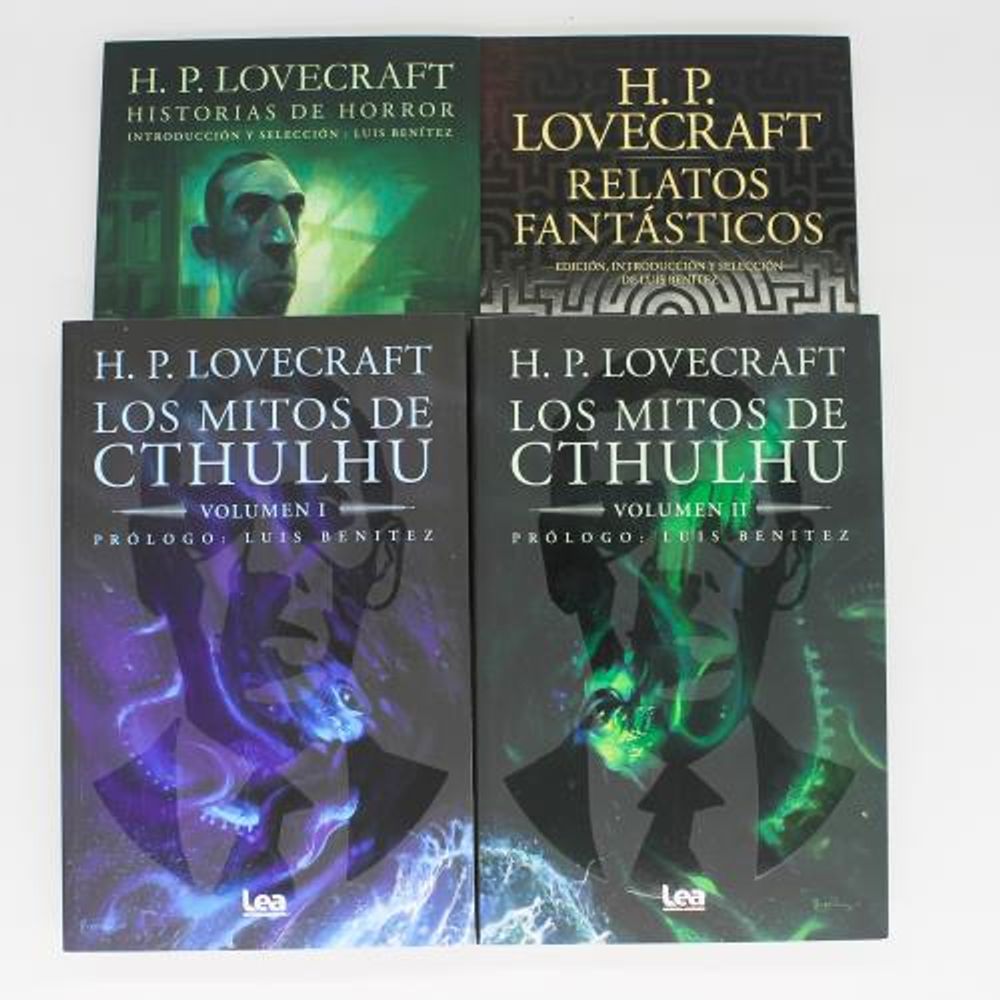 ESTUCHE OBRA SELECTA H. P. LOVECRAFT (4 LIBROS) - SBS Librerias