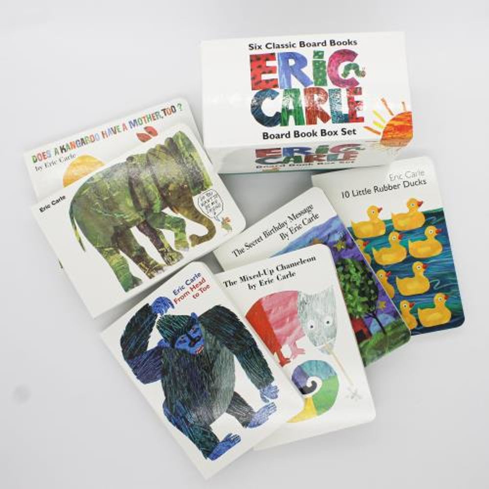 ERIC CARLE SIX CLASSIC BOARD BOOKS - BOX SET - SBS Librerias