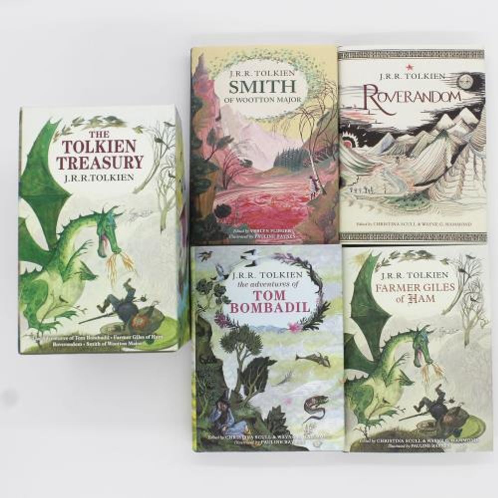 THE TOLKIEN TREASURY - BOX SET 4 BOOKS - J.R.R. TOLKIEN - SBS Librerias