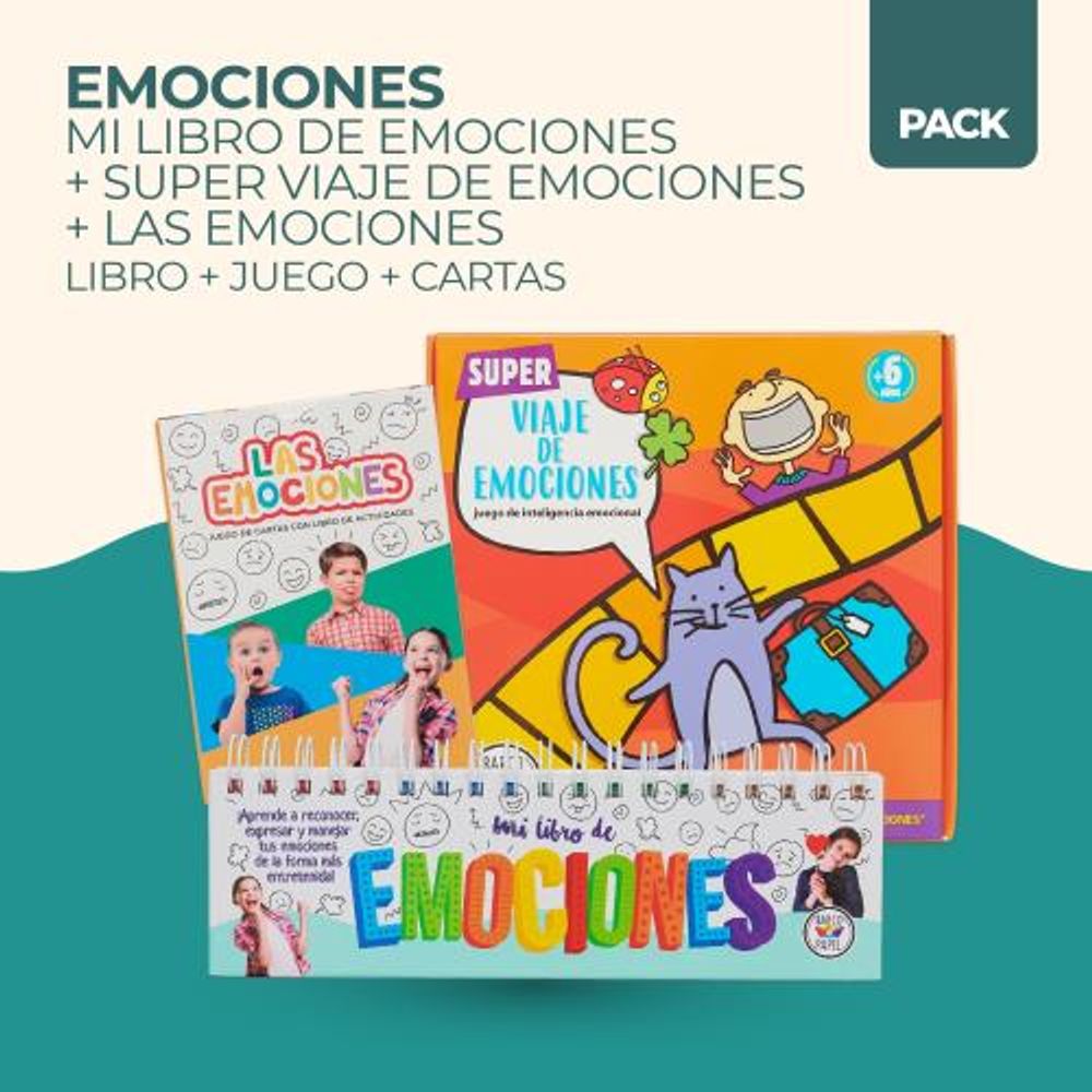 MI LIBRO DE EMOCIONES + SUPER VIAJE DE EMOCIONES + LAS EMOCI - SBS ...