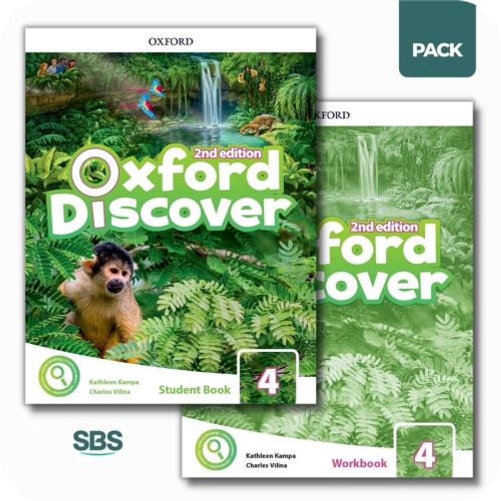 OXFORD DISCOVER 4 2/ED - STUDENT'S BOOK + WORKBOOK PACK - 2 - SBS Librerias