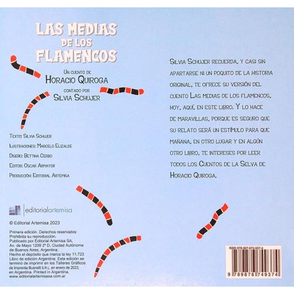 LAS MEDIAS DE LOS FLAMENCOS - HORACIO QUIROGA - SBS Librerias