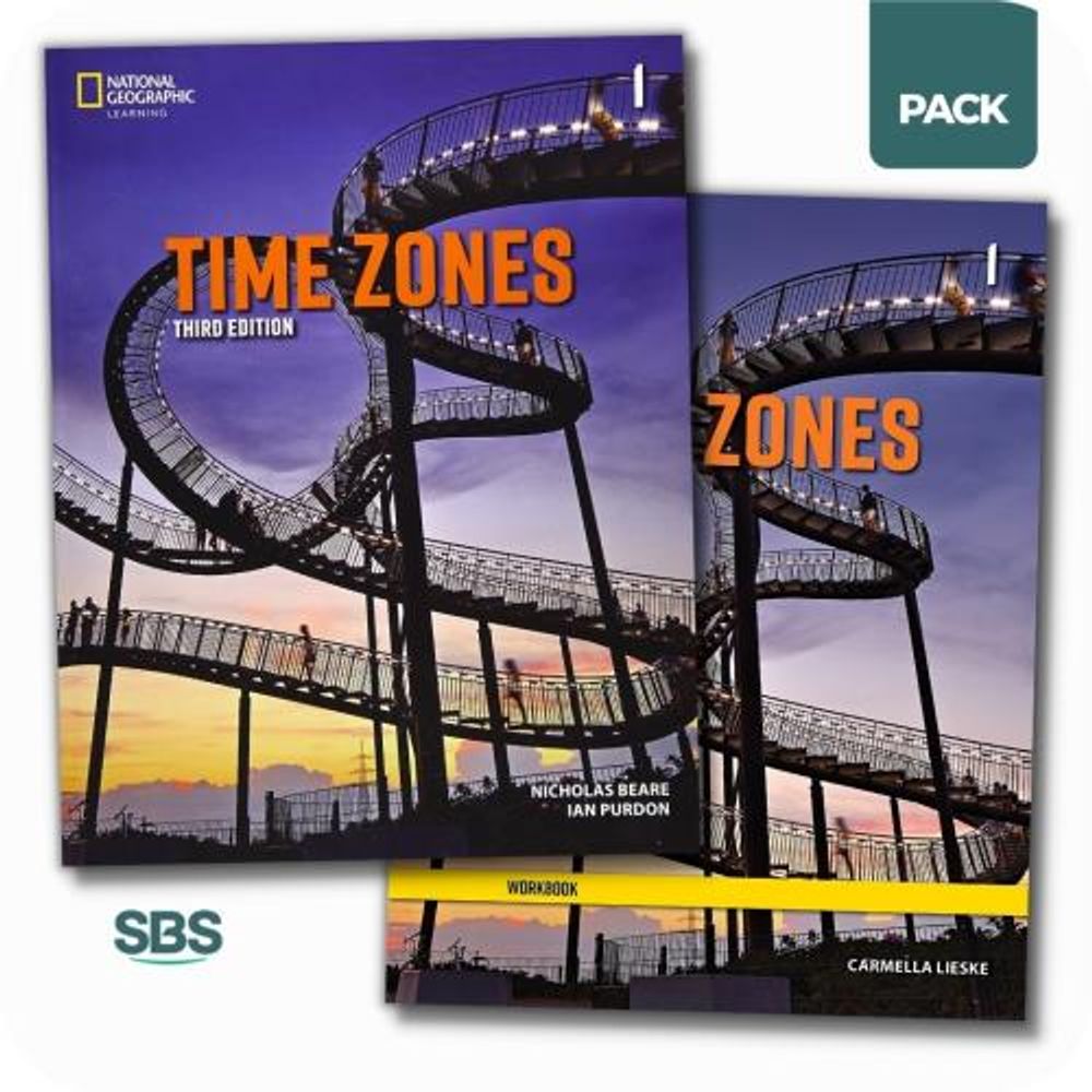 TIME ZONES 1 3/ED - STUDENT'S BOOK + WORKBOOK PACK - 2 LIBRO - SBS ...