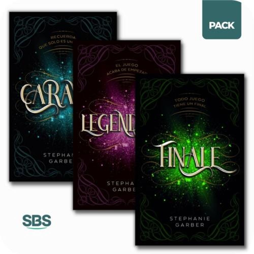 CARAVAL + LEGENDARY + FINALE - 3 LIBROS - GARBER - SBS Librerias