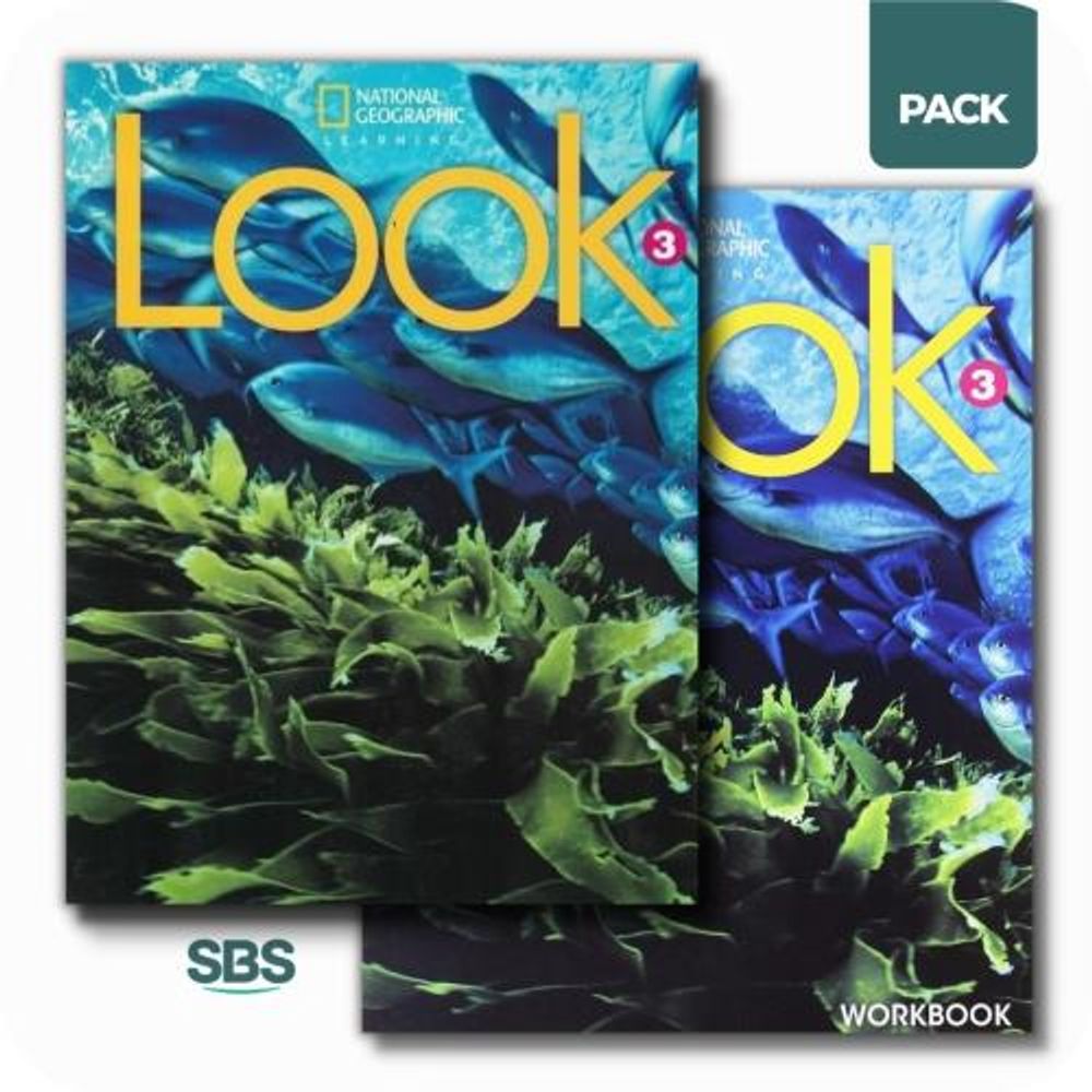 LOOK 3 - STUDENT'S BOOK + WORKBOOK PACK - 2 LIBROS - SBS Librerias