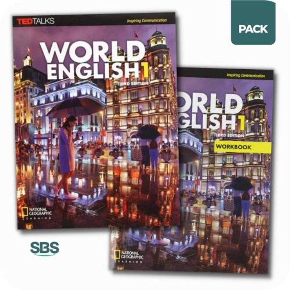 WORLD ENGLISH 1 3/ED - STUDENT'S BOOK + WORKBOOK - PACK 2 LI - SBS Librerias