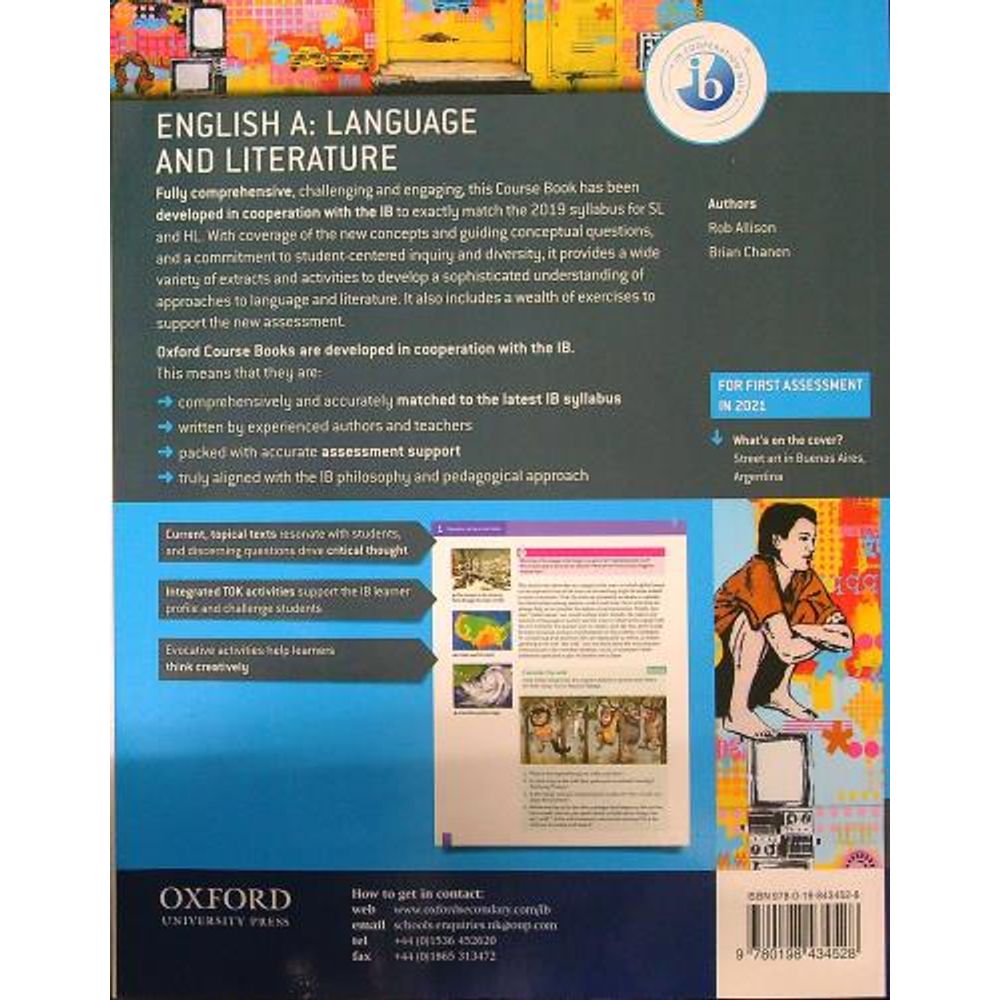 IB DIPLOMA - ENGLISH A - LANGUAGE AND LITERATURE - STUDENT'S - SBS ...