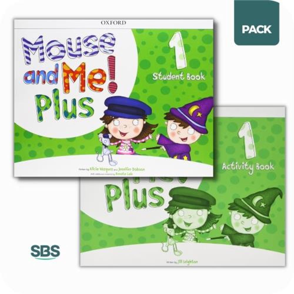 MOUSE AND ME PLUS 1 - STUDENT'S BOOK + WORKBOOK PACK - 2 LIB - SBS ...