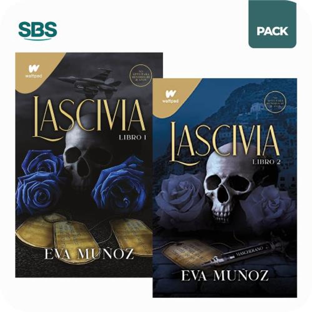 LASCIVIA 1 Y 2 - 2 LIBROS - MUÑOZ - SBS Librerias