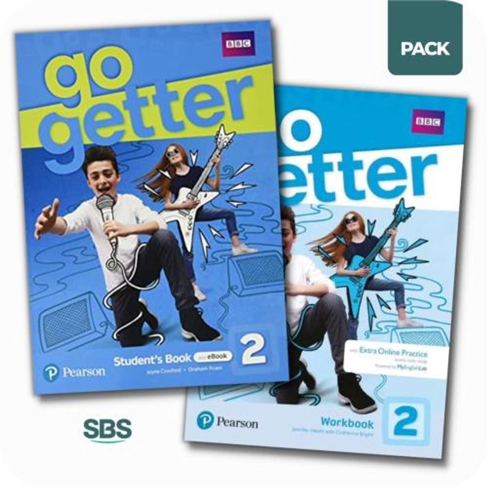 GO GETTER 2 - STUDENT'S BOOK + WORKBOOK PACK - 2 LIBROS - SBS Librerias
