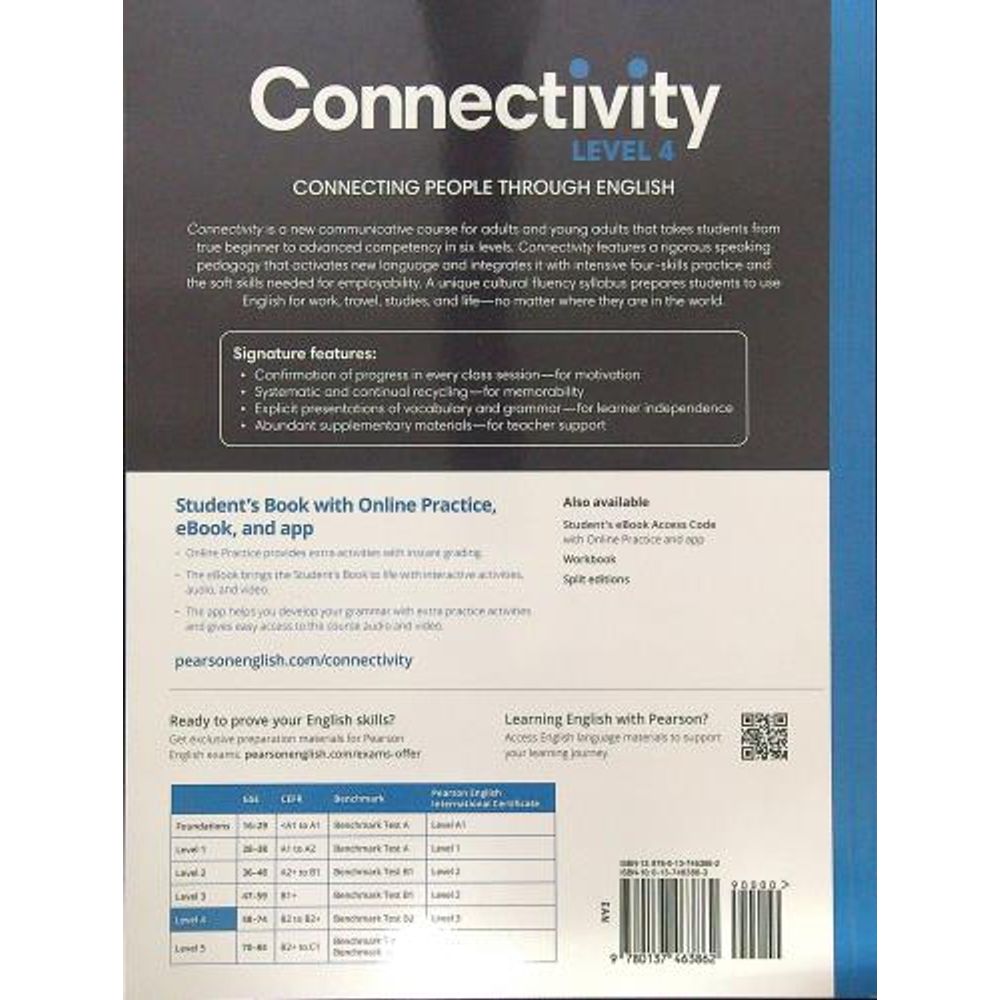 CONNECTIVITY 4 - STUDENT'S BOOK + INTERACTIVE ST'S E-BK + ON - SBS ...