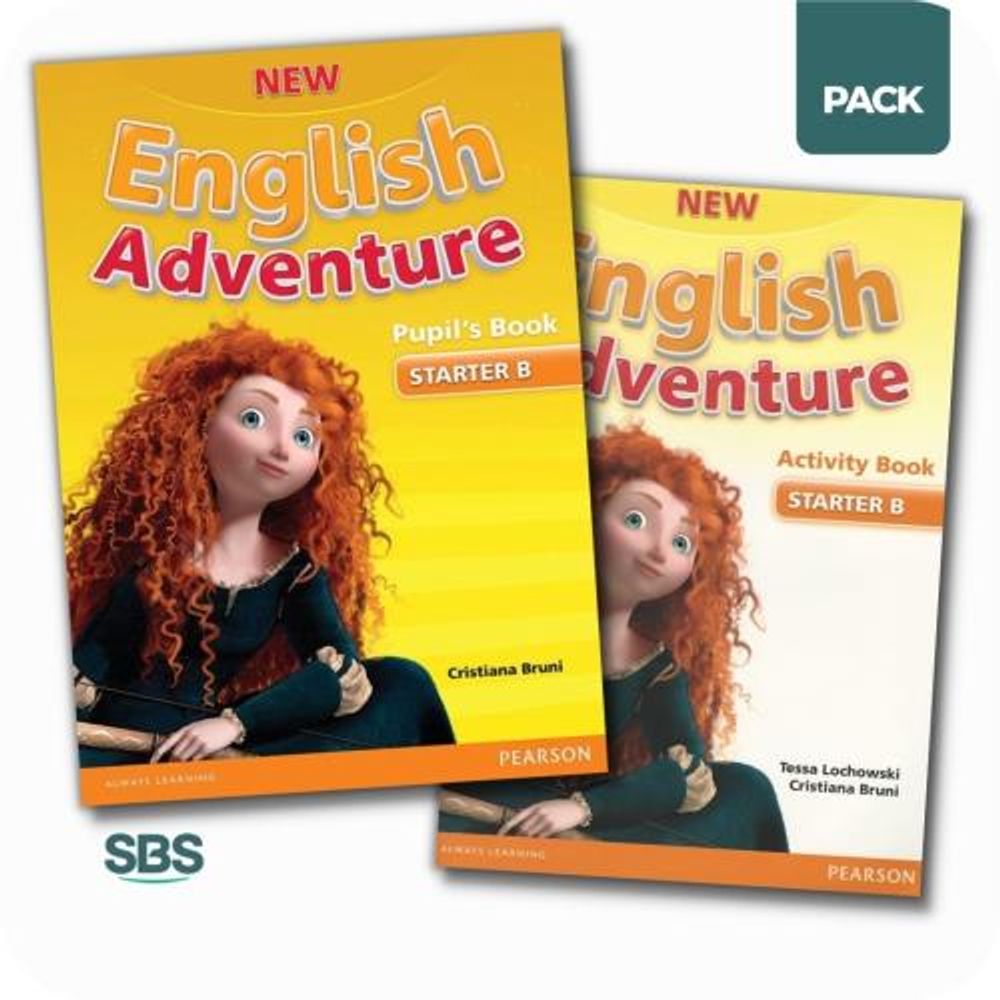 NEW ENGLISH ADVENTURE STARTER B - STUDENT'S BOOK + WORKBOOK - SBS Librerias