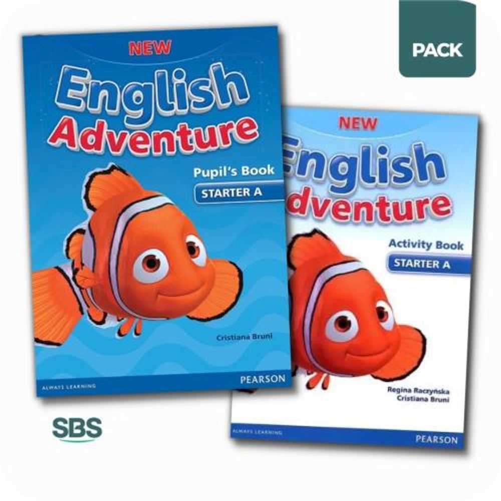 NEW ENGLISH ADVENTURE STARTER A - STUDENT'S BOOK + WORKBOOK - SBS Librerias