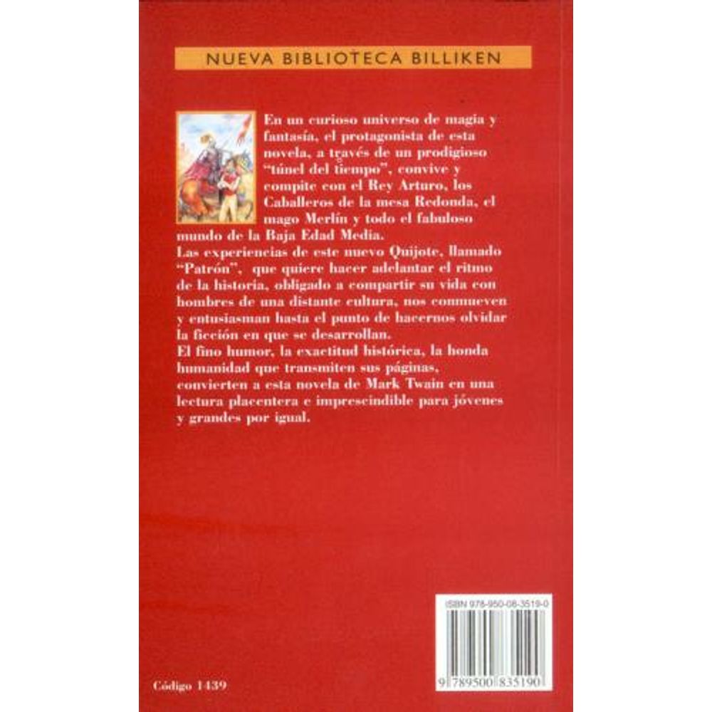 UN YANQUI EN LA CORTE DEL REY ARTURO - NUEVA BIBLIOTECA BILL - SBS ...