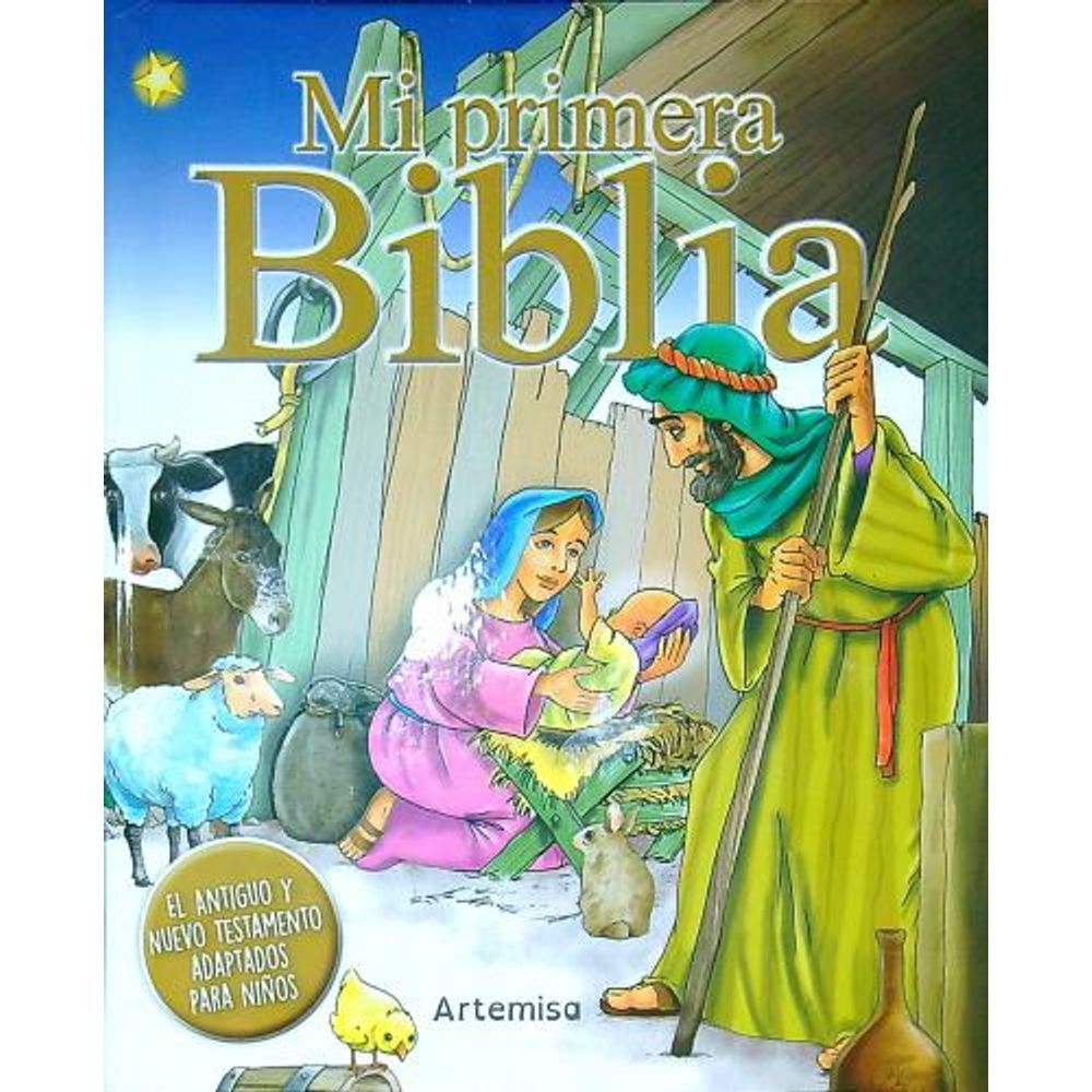 MI PRIMERA BIBLIA - ANTIGUO Y NUEVO TESTAMENTO PARA NIÑOS - SBS Librerias