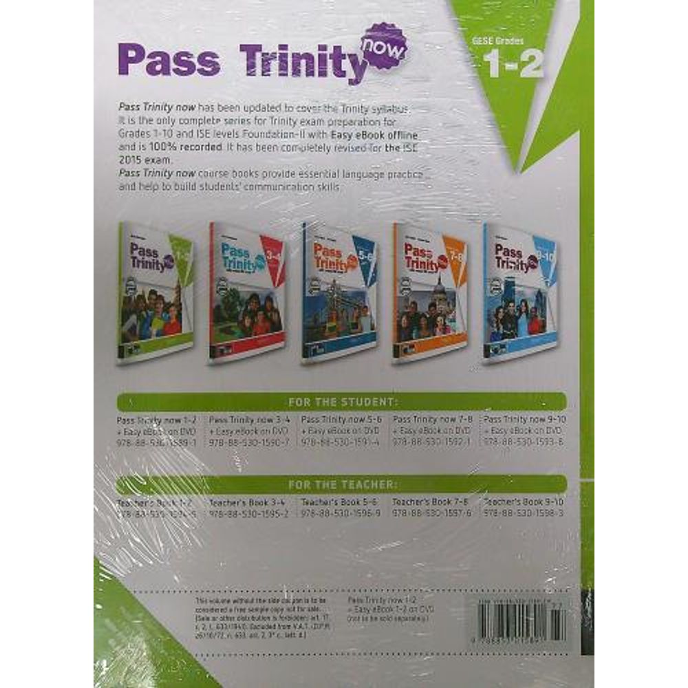 PASS TRINITY NOW GRADES 1-2 - STUDENT'S BOOK - SBS Librerias