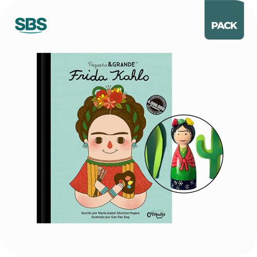 FRIDA KAHLO - PEQUEÑA Y GRANDE (TD) + FRIDA MADERA - 2 COMPO - SBS ...