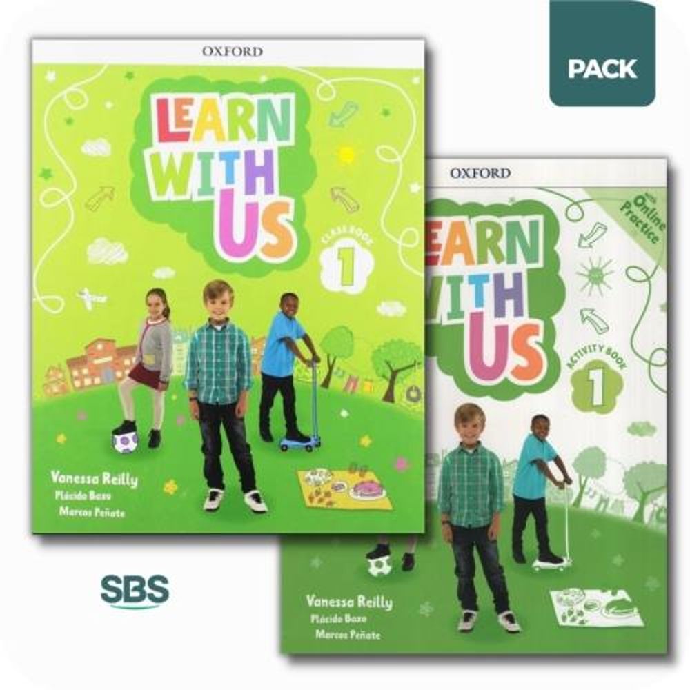 LEARN WITH US 1 - STUDENT'S BOOK + WORKBOOK PACK - SBS Librerias
