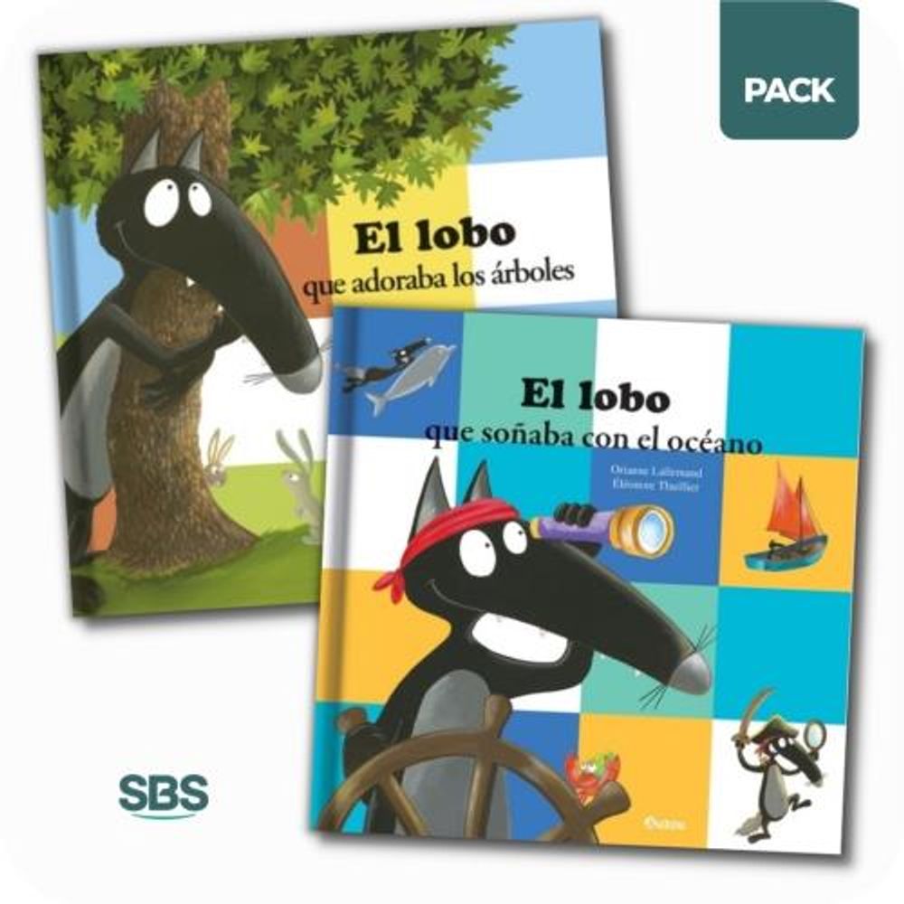 LOBO QUE ADORABA LOS ARBOLES + SOÑABA CON EL OCEANO - 2 LIBR - SBS ...