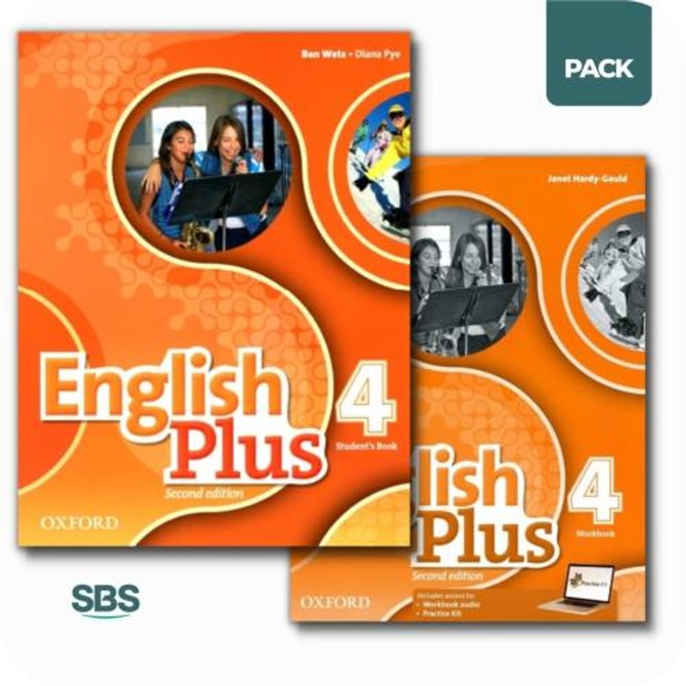ENGLISH PLUS 4 2/ED - STUDENT'S BOOK + WORKBOOK PACK - 2 LIB - SBS ...