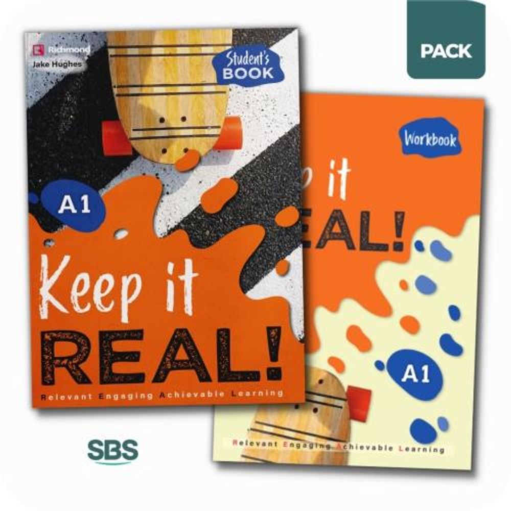 KEEP IT REAL! A1 - STUDENT'S BOOK + WORKBOOK PACK - 2 LIBROS - SBS ...