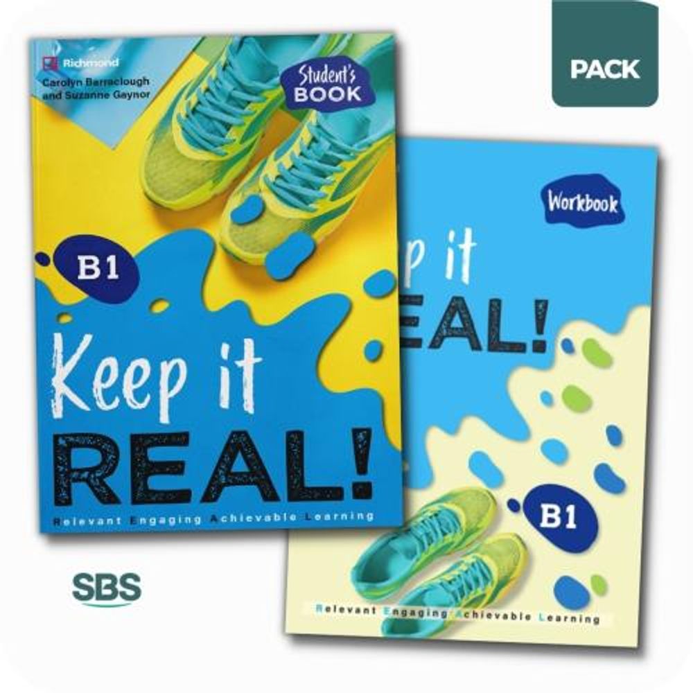 KEEP IT REAL! B1 - STUDENT'S BOOK + WORKBOOK PACK - 2 LIBROS - SBS ...