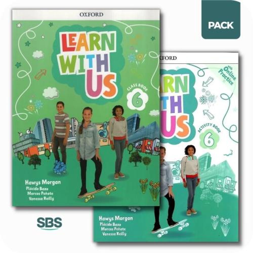LEARN WITH US 6 - STUDENT'S BOOK + WORKBOOK PACK - SBS Librerias