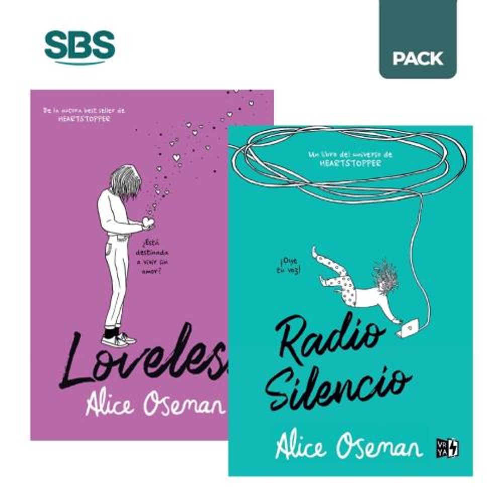 LOVELESS + RADIO SILENCIO - OSEMAN - 2 LIBROS - SBS Librerias
