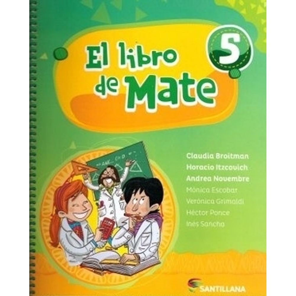 EL LIBRO DE MATE 5 SANTILLANA - SBS Librerias