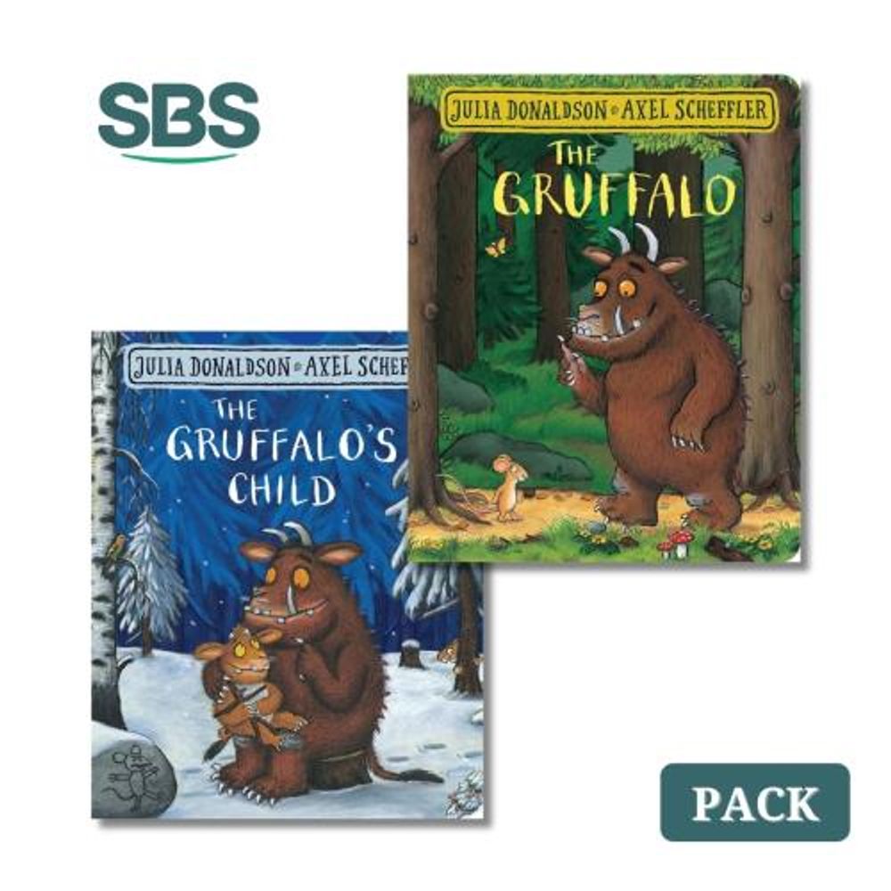 THE GRUFFALO + THE GRUFFALO'S CHILD - 2 LIBROS - SBS Librerias