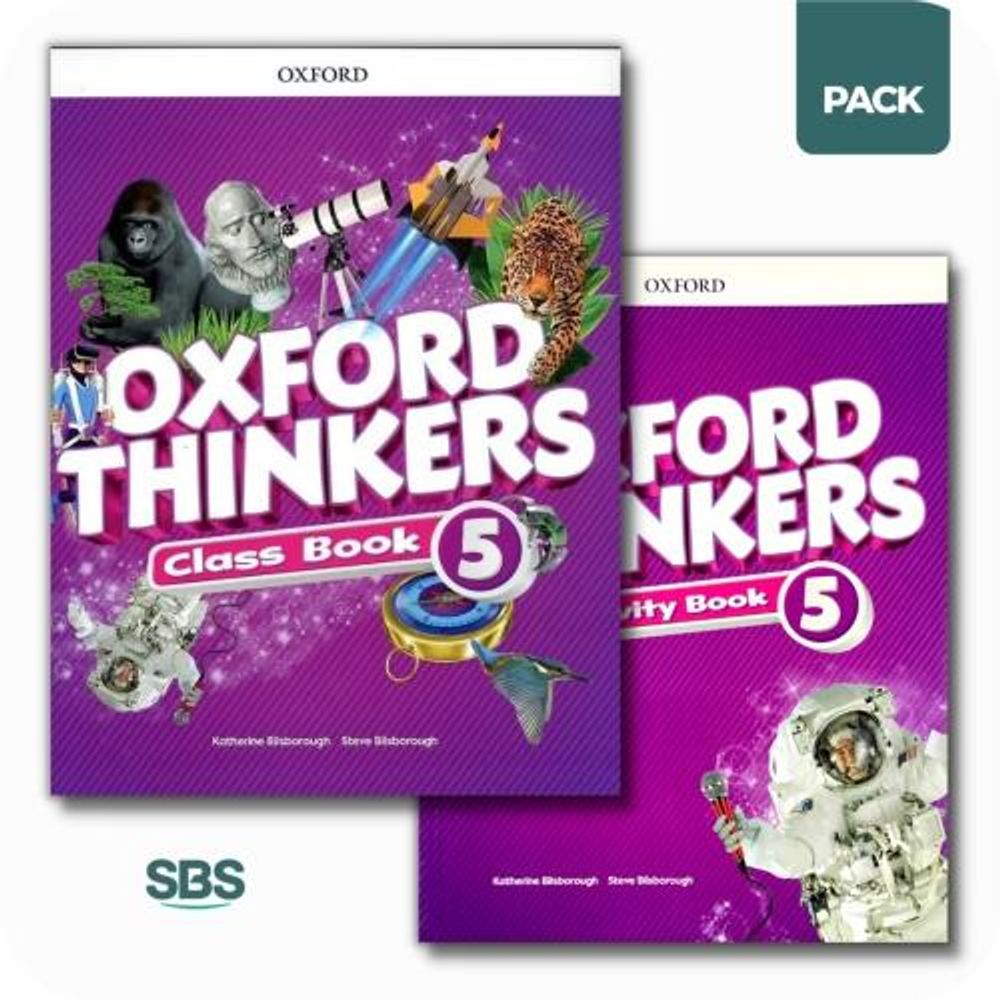 OXFORD THINKERS 5 - STUDENT'S BOOK + WORKBOOK - 2 LIBROS - SBS Librerias