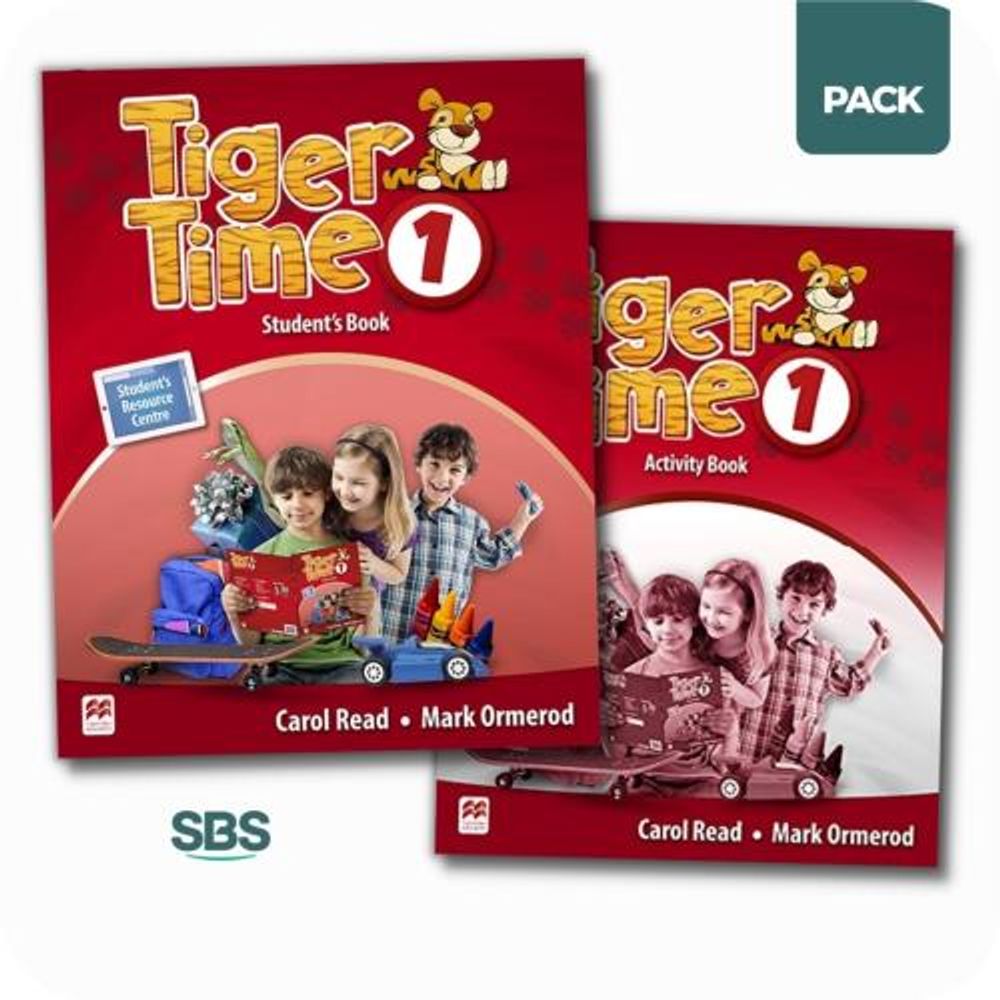 TIGER TIME 1 - STUDENT'S BOOK + WORKBOOK PACK - 2 LIBROS - SBS Librerias