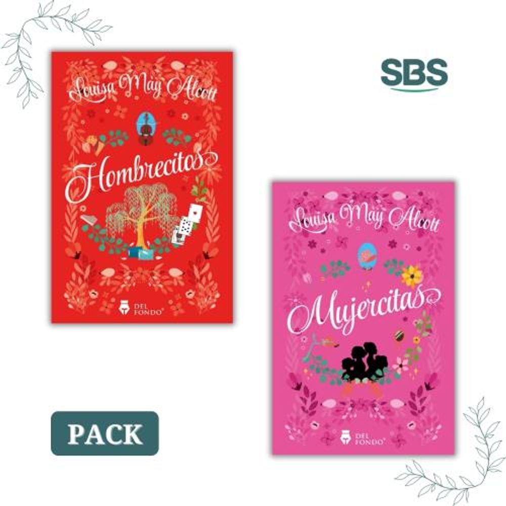 PACK LOUISA MAY ALCOTT - MUJERCITAS + HOMBRECITOS - 2 LIBROS - SBS Librerias