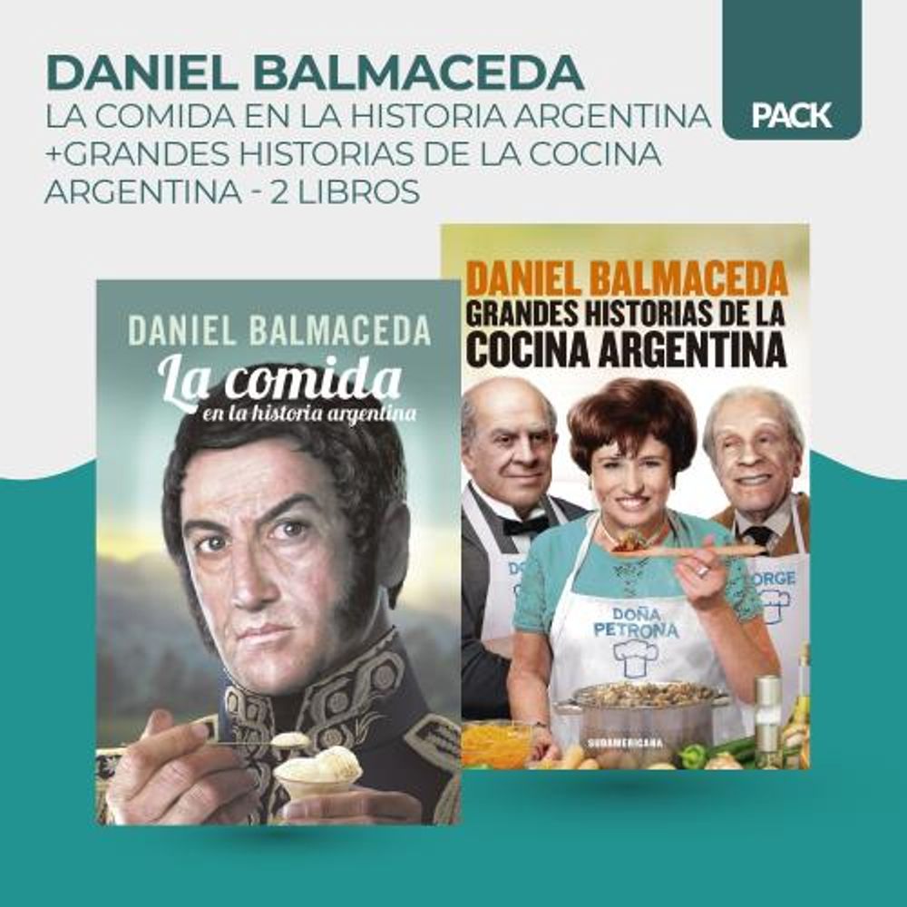 PACK BALMACEDA - COCINA E HISTORIA - 2 LIBROS - SBS Librerias