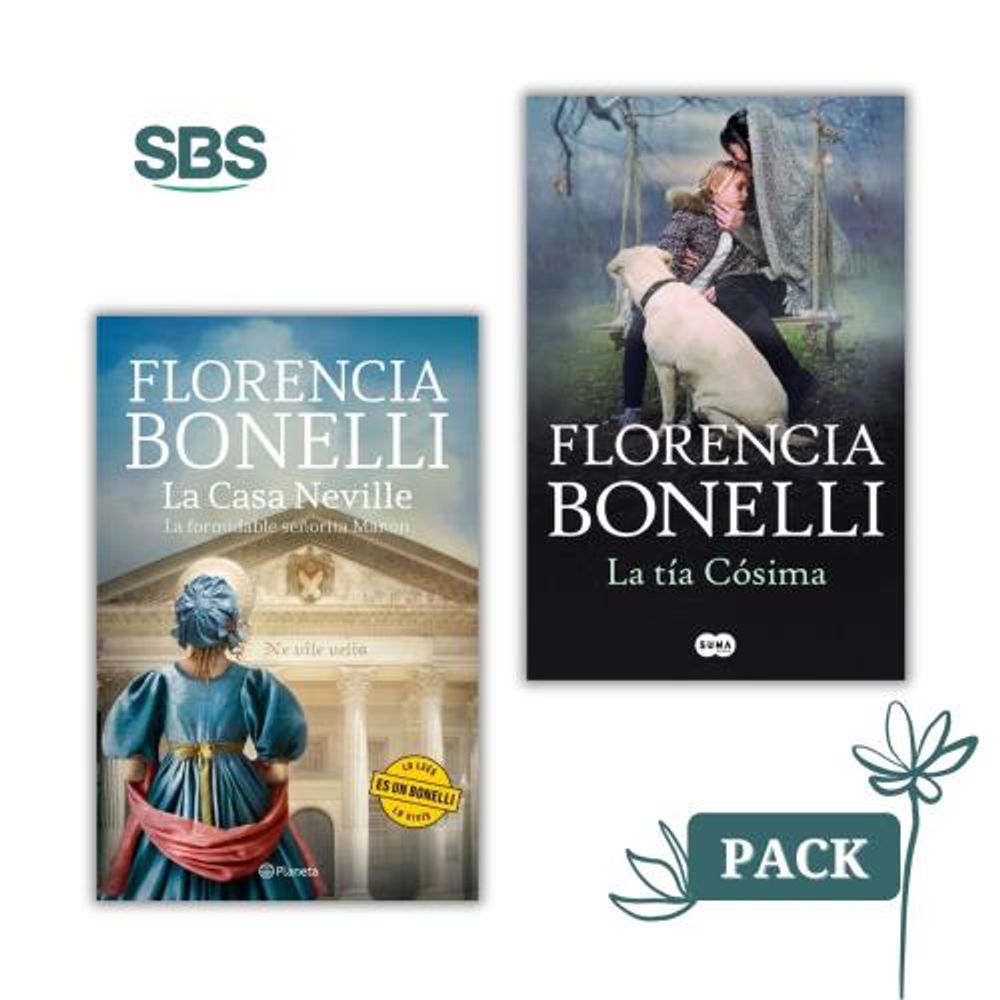 FLORENCIA BONELLI - LA CASA NEVILLE + LA TIA COSIMA - SBS Librerias