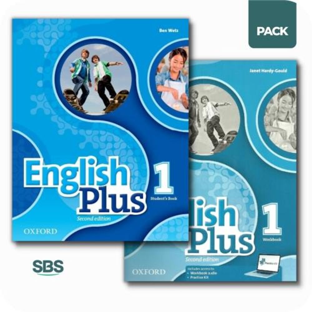ENGLISH PLUS 1 2/ED - STUDENT'S BOOK + WORKBOOK PACK - 2 LIB - SBS ...