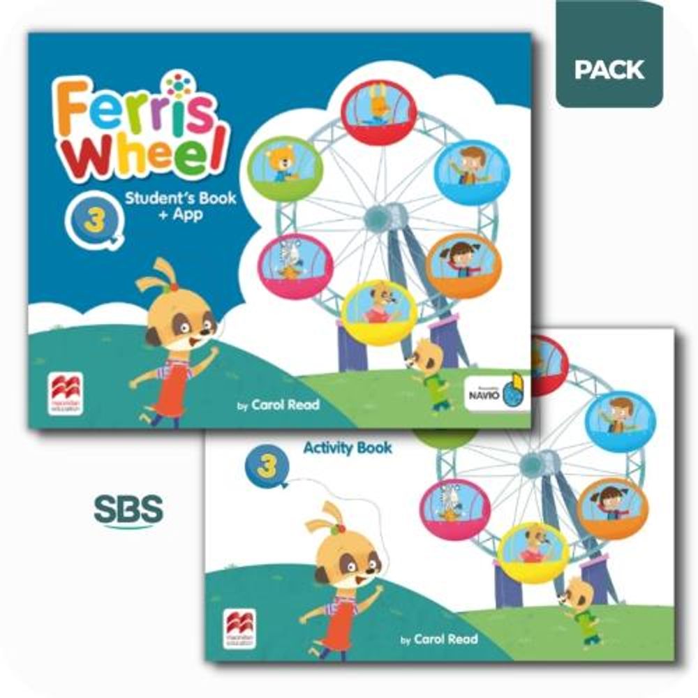 FERRIS WHEELS 3 - STUDENT'S BOOK + WORKBOOK PACK - SBS Librerias