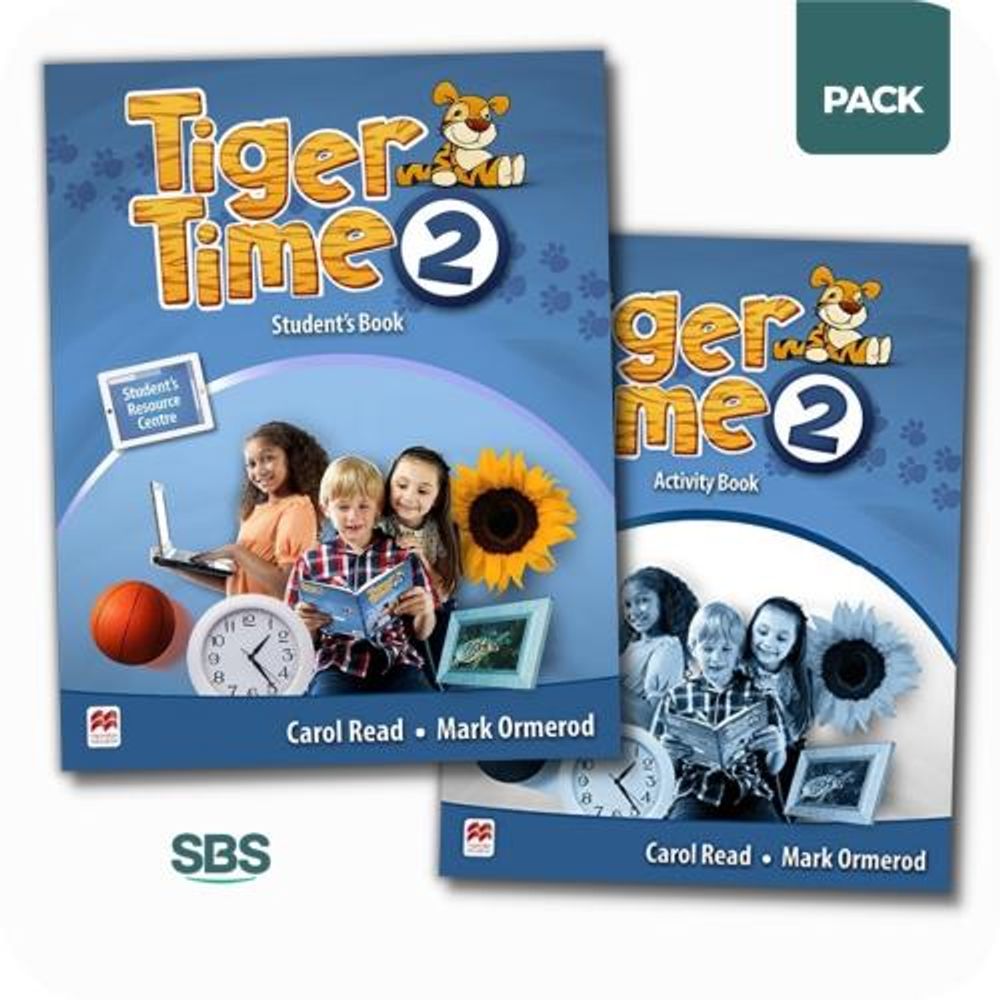TIGER TIME 2 - STUDENT'S BOOK + WORKBOOK PACK - 2 LIBROS - SBS Librerias