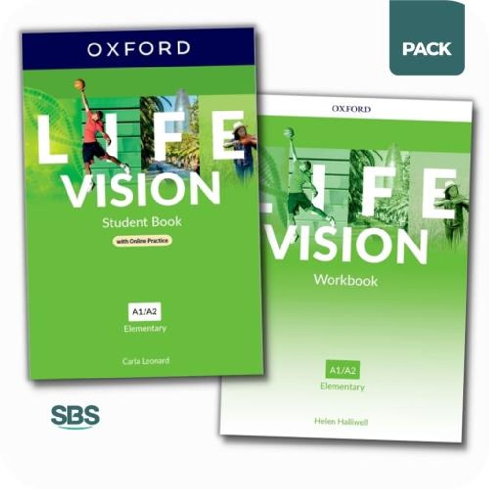 LIFE VISION ELEMENTARY - STUDENT'S BOOK + WORKBOOK PACK - 2 - SBS Librerias