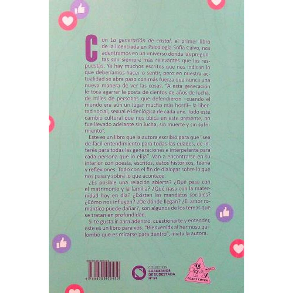 LA GENERACION DE CRISTAL - SOFIA CALVO - SBS Librerias