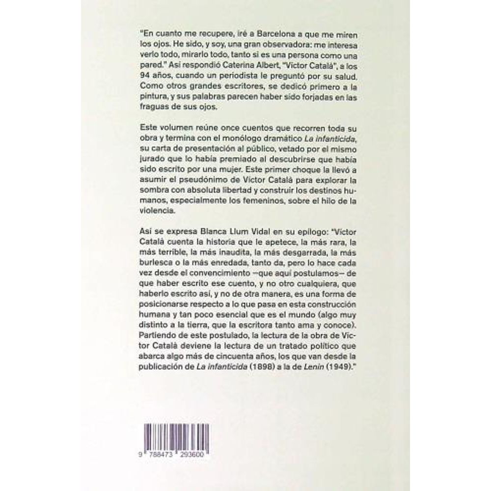 LA INFANTICIDA - CATALA - SBS Librerias