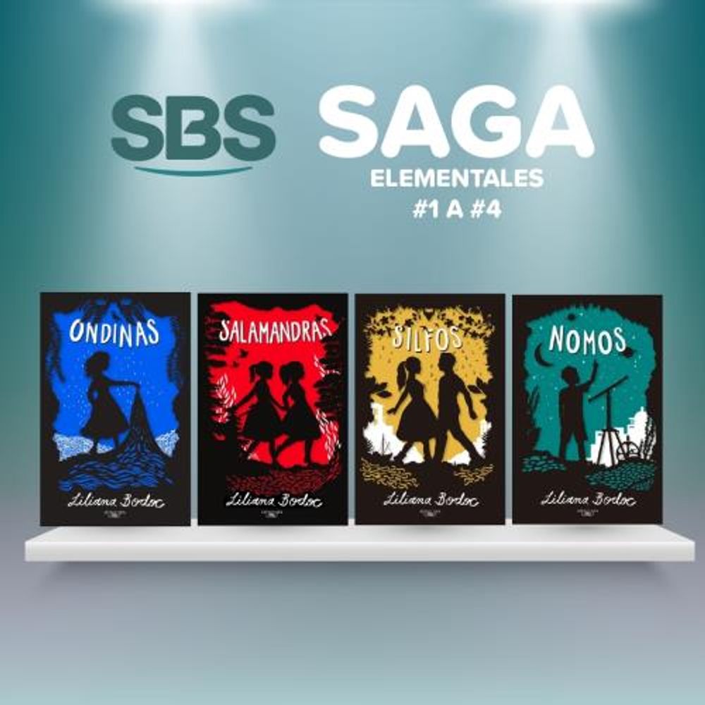 SAGA ELEMENTALES LIBRO 1 AL 4 - LILIANA BODOC - SBS Librerias