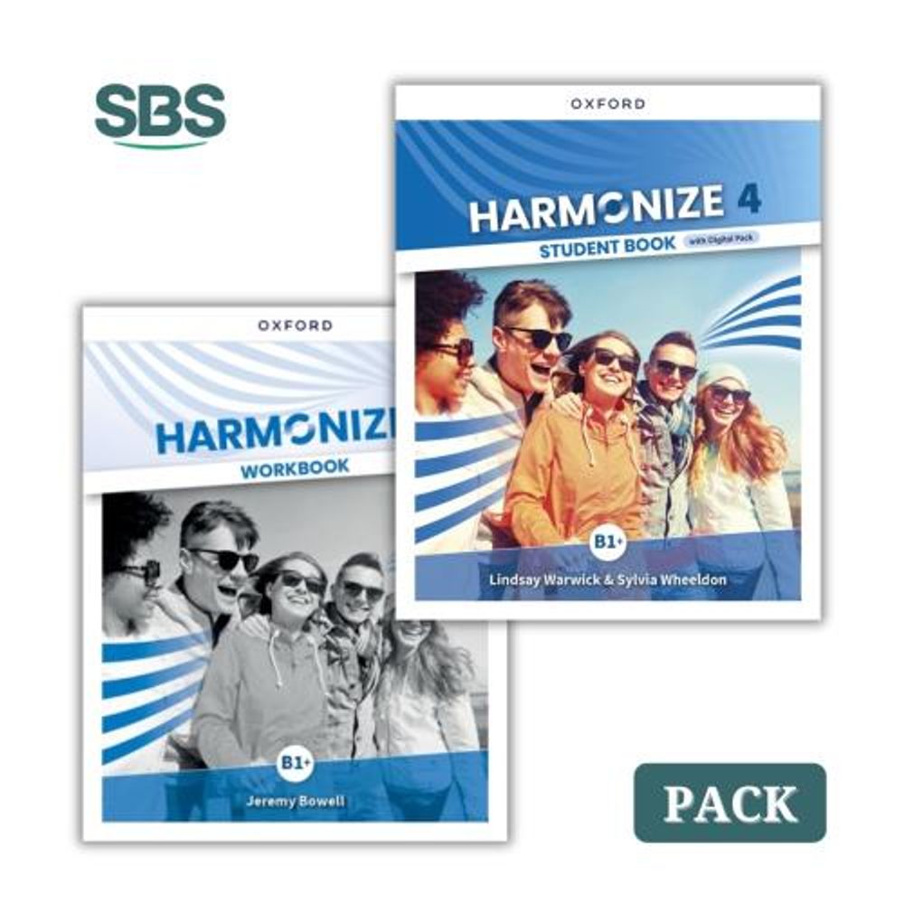 HARMONIZE 4 - SB WITH DIGITAL PACK + WB - 2 LIBROS - SBS Librerias